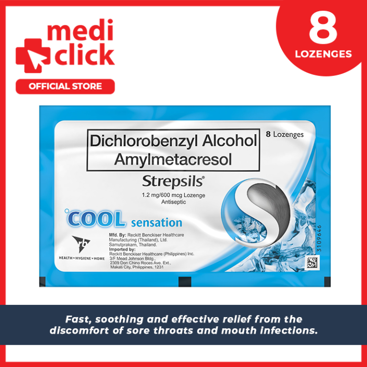 Strepsils Cool Sensation (8 Lozenges) - 1 SACHET | Lazada PH