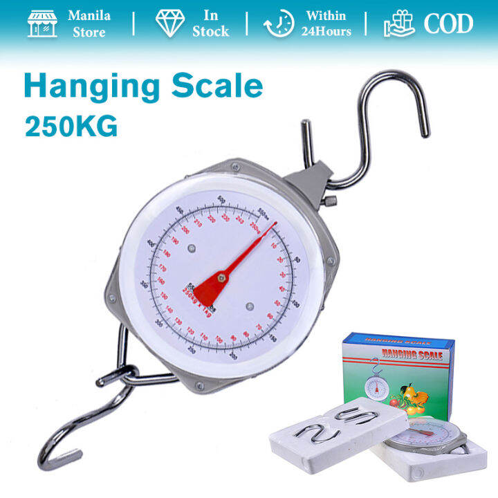Mechanical Hanging Scales 250kg High Accuracy Large Display Spring Dial Scale | Lazada PH