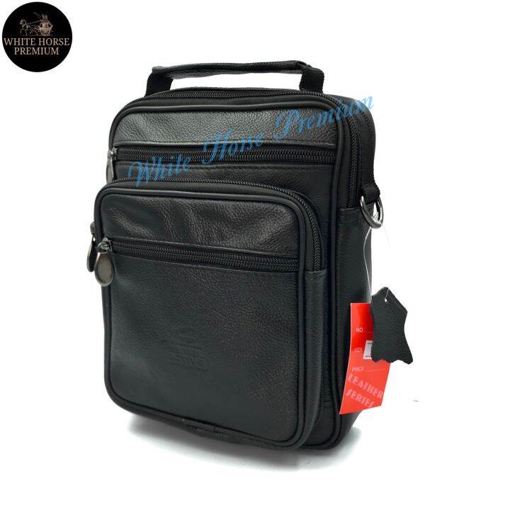 Camel Leather Sling Bag Kulit Genuine Leather Shoulder Bag Cross ...