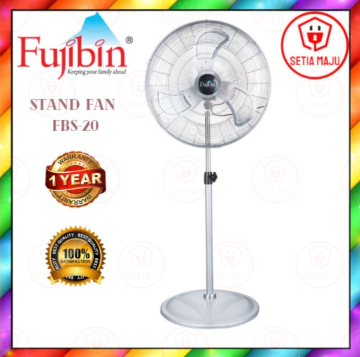 [READY STOCK] FUJIBIN METAL BLADE STAND FAN 20' | Lazada