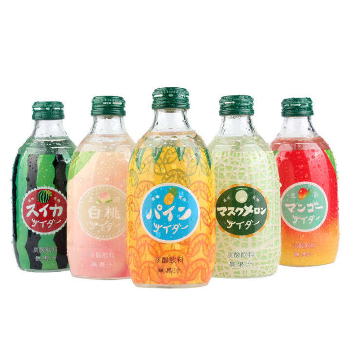 [Japan BEST Seller] Tomomasu Fruity Carbonated Soda Peach Hami Melon ...