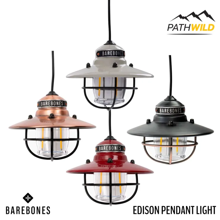 BAREBONES EDISON PENDANT LIGHT โคมไฟ LED สไตล์วินเทจ camping | Lazada.co.th