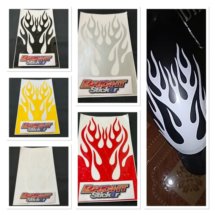 STICKER SPAKBOR MOTOR STICKER LIDAH API CUTTING | Lazada Indonesia