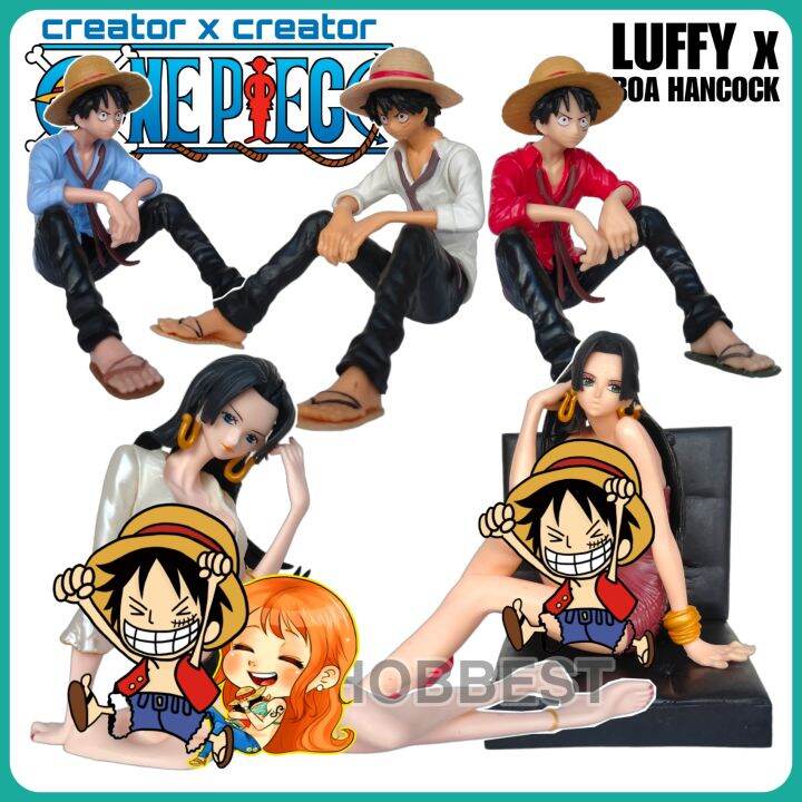 Action Figure ONE PIECE Creator x Creator : LUFFY x BOA HANCOCK ...