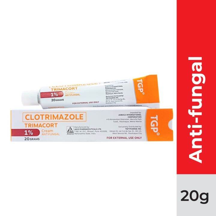 Trimacort Clotrimazole 1 / 20g 1 tube to treat skin fungal infection ...