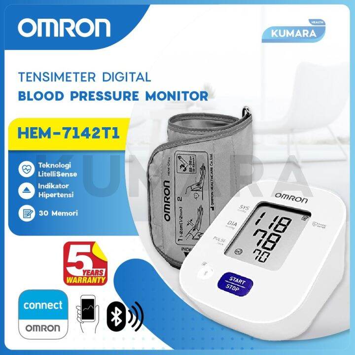 OMRON - Tensimeter Digital HEM 7142T1 / Blood Pressure Monitor With ...