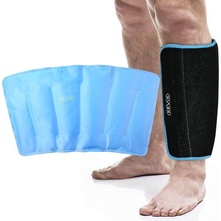 detumescence REVIX Shin Splint Ice Pack for Injuries Reusable Gel Cold ...