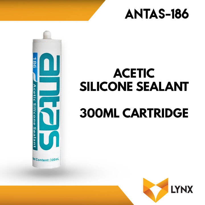 Antas 186 Acetic Silicone Sealant 300ml Cartridge | Lazada PH