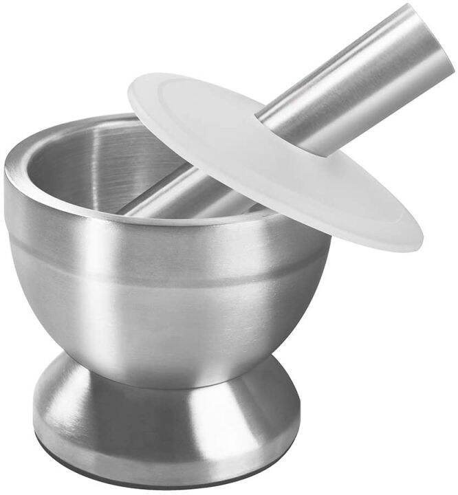 Onway Stainless Steel Mortar and Pestle Set, Mashing Cup Mortar Pestle ...
