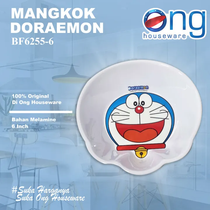 Mangkok Mangkuk Karakter Kepala Doraemon 6 Inch Vanda Melamine BF6255 ...
