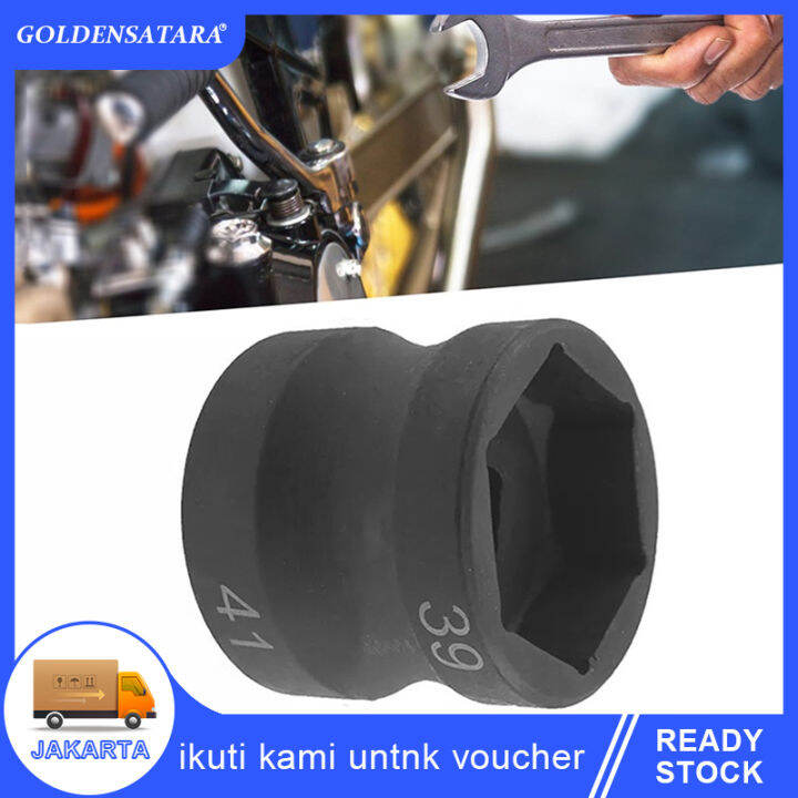 39x41mm Kunci CVT Double Head Socket Kunci Socket Mur Kopling Sock 1/2"Coupling Nut Socket Drive ...