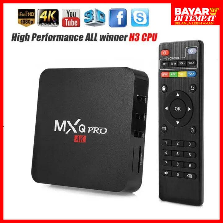 Tv box digital dan android wifi smart tv box android TV BOX MXQ Pro 5G 4K Smart TV 4K ULTRA HD ...