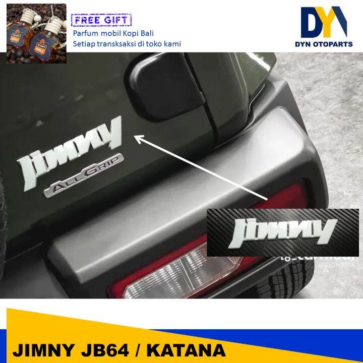 DYN23 - Emblem, Tulisan, Sticker, Logo Jimny JB64, Jimny Katana | Lazada Indonesia