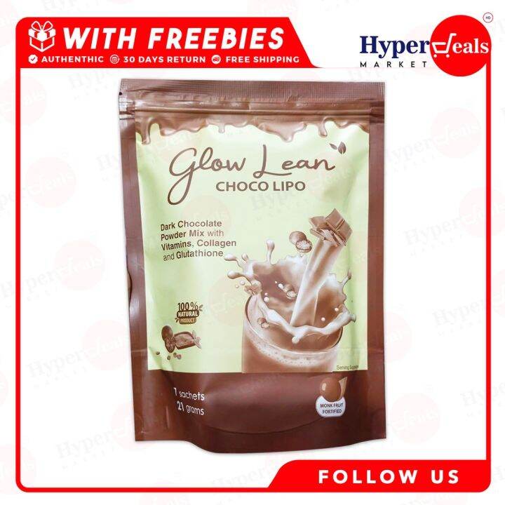 Glow Lean Choco Lipo Dark Chocolate Powder Mix Whitening and ...