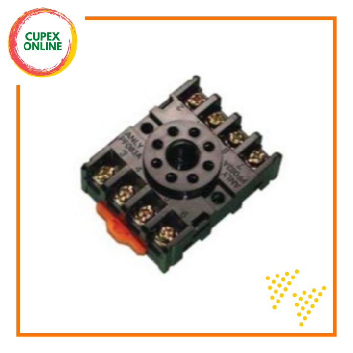 ANLY PF-083A 8 Pin Front Mounting Relay Socket | Lazada