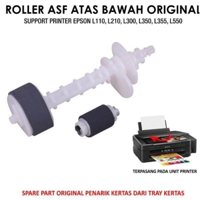 Roller ASF Atas Bawah Original Printer Epson L110, L210, L300, L350 ...