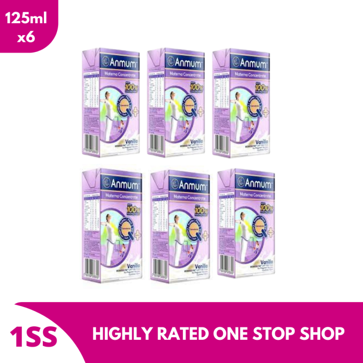 Anmum Concentrate Vanilla 125ml x6 | Lazada PH