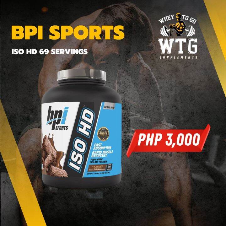 BPI sports Iso HD Whey Isolate 5lbs | Lazada PH
