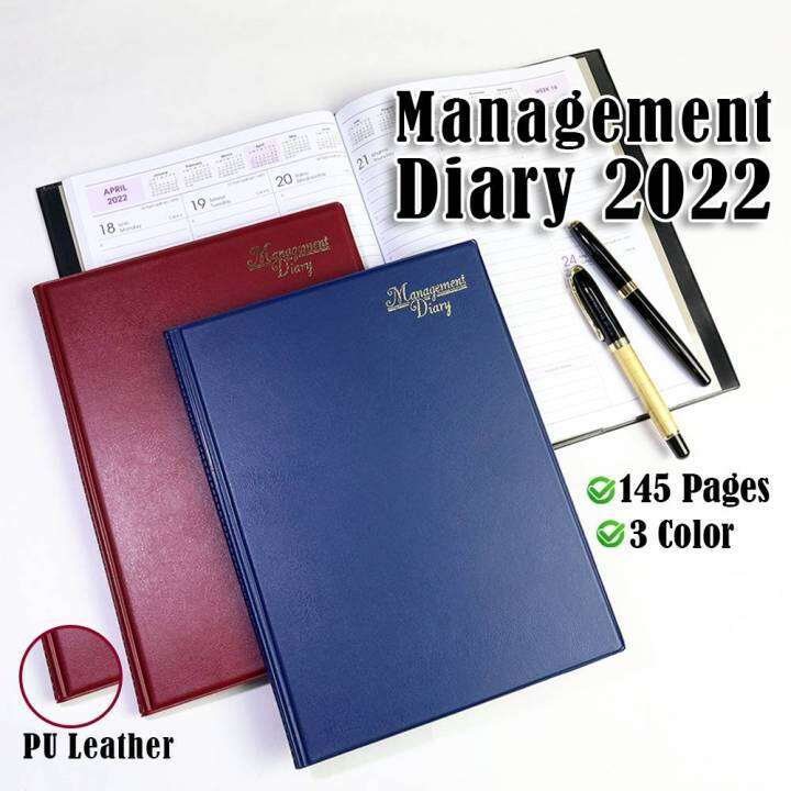 Kaki Jimat 2024 Management Diary 8" x 10.5" 144 pages PVC Cover Planner ...
