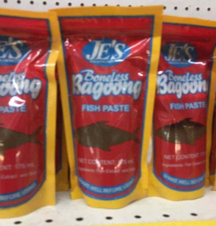 Set of 3 pcs Pangasinan Boneless Bagoong (Fish Paste) 175 ml | Lazada PH
