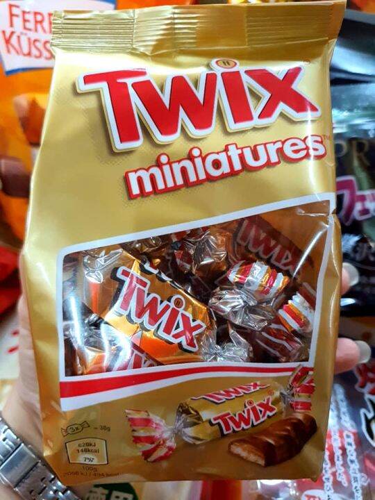 Twix Miniaturesช๊อคโกแลตสอดไส้คาราเมล ขนาด 150 กรัม | Lazada.co.th