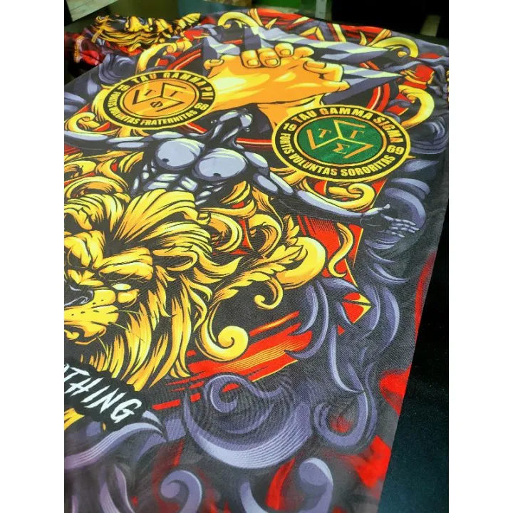 NEW DESIGN! V.93 Triskelion Full Sublimation Frat Shirt (Tau Gamma Phi ...