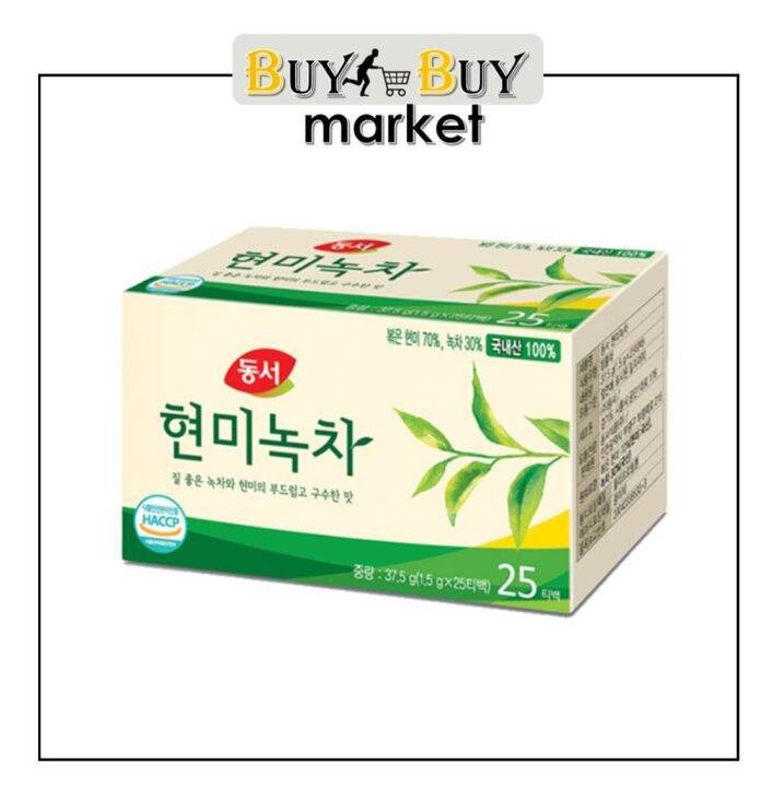 *EX : 2024Y**PROMO***Dongsuh Hyeonmi green tea 37.5g 25Teabags (Nokcha ...