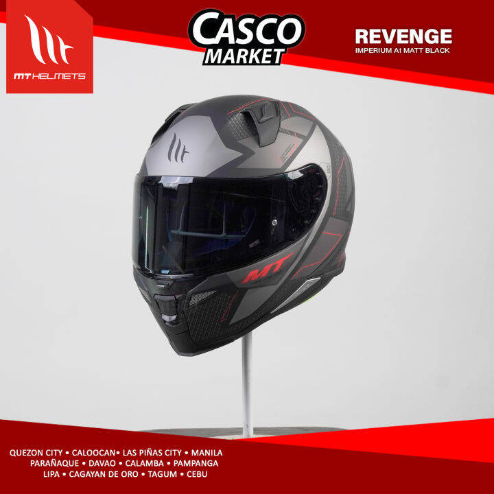 MT REVENGE2 G IMPERIUM FULL-FACE SINGLE VISOR MOTORCYCLE HELMET | Lazada PH