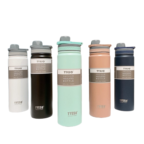 750 ML TYESO Thermal Mug Thermos Water Bottle Vacuum Cup Tumbler ...