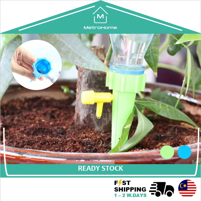 [10pcs/pack] Auto Drip Self Watering System Automatic Water Plant ...