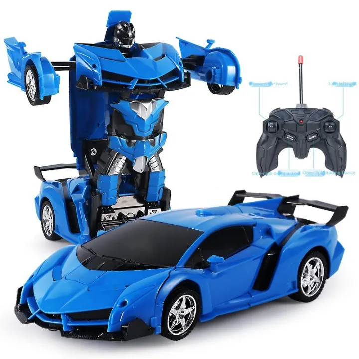 Remote Control Car 2 in 1 Sports Scale 1:18 Deformation Car ...