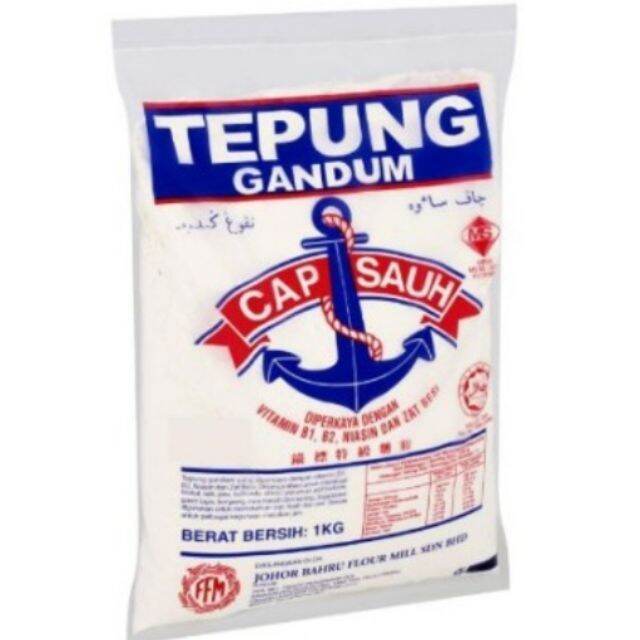 TEPUNG GANDUM CAP SAUH FFM 1KG / FFM ANCHOR BRAND FLOUR 1KG | Lazada