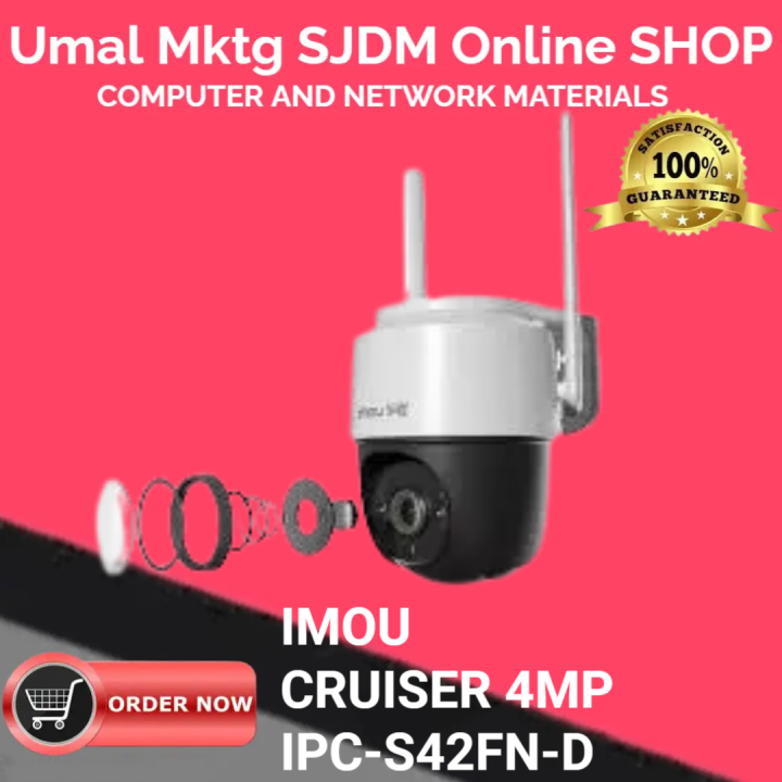 Imou Cruiser SE 4MP PT Wi-Fi Camera with Smart Color Night Vision, AI ...