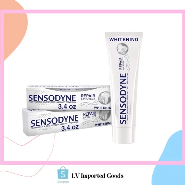 Sensodyne Whitening Toothpaste Repair & Protect for Sensitive Teeth ...