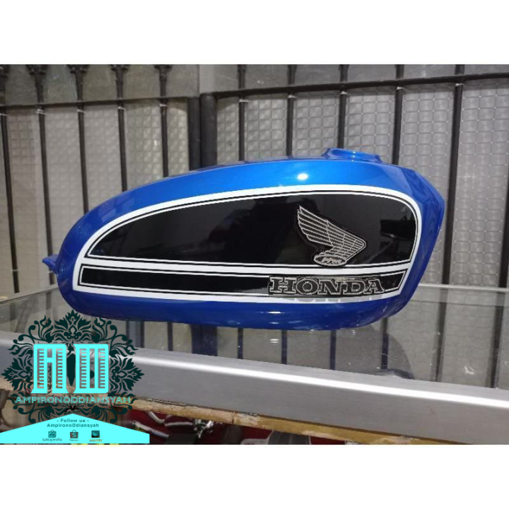 TANGKI HONDA CB100 TANGKI PREES CAT SEPERTI ORIGINAL TABGKI GLANTIK ...