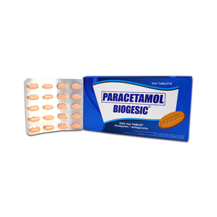 BIOGESIC TAB 500MG (20per pack) | Lazada PH