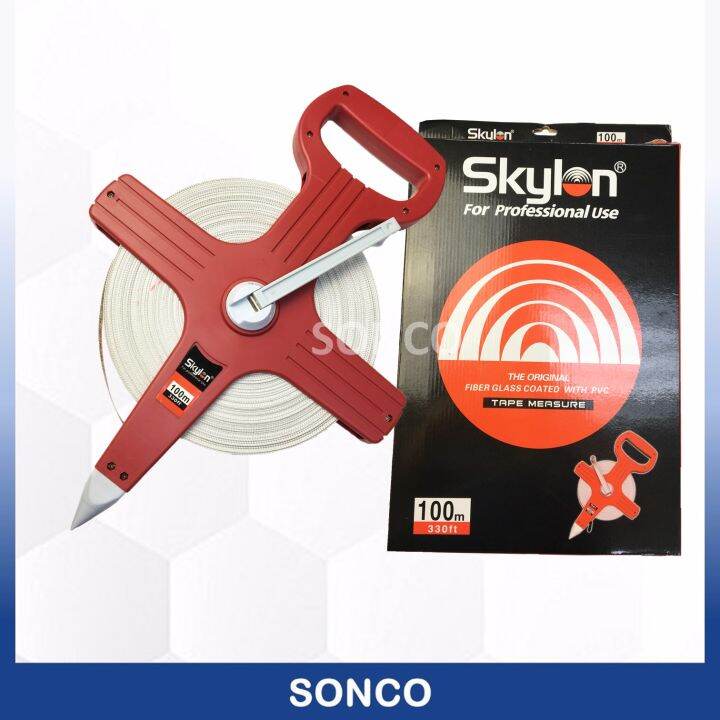 (30M/50M/100M) SKYLON A-TYPE NYLON MEASURING TAPE | Lazada