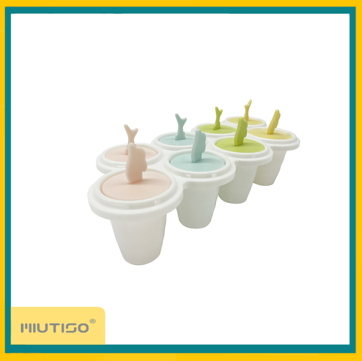 Miutiso Dolphin Popsicle Molds DIY Ice Cream Lolly Juice Maker Homemade ...