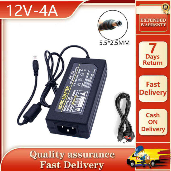 12V 4A 5.5*2.5mm AC Adapter For AOC LCD monitor screen monitoring Power ...