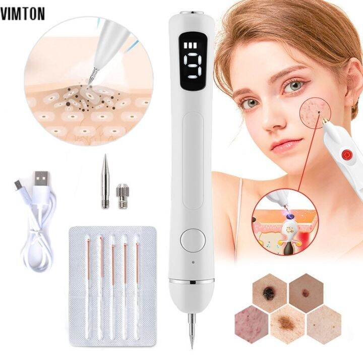 VIMTON Freckle Remover Machine Mini Laser Plasma Pen Mole Removal Dark ... VIMTON Freckle Remover Machine Mini Laser Plasma Pen Mole Removal Dark ...