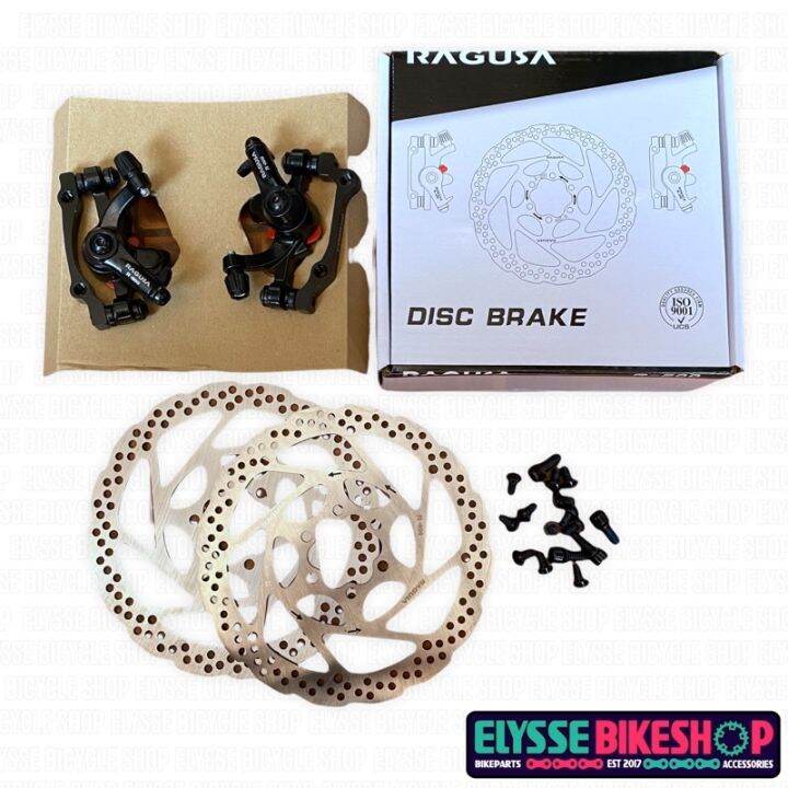 Ragusa R100 and Tolan Bicycle Mechanical Brake Caliper with disc rotor ...