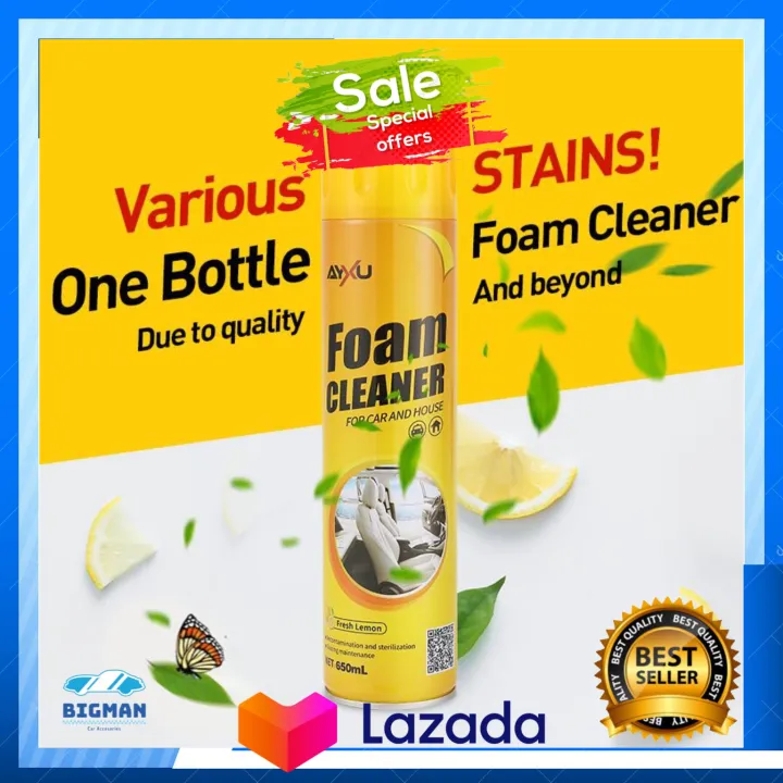 ORIGINAL MultiFunctional Foam Car Care Cleaner Spray 650ML Spray To Clean | Lazada PH