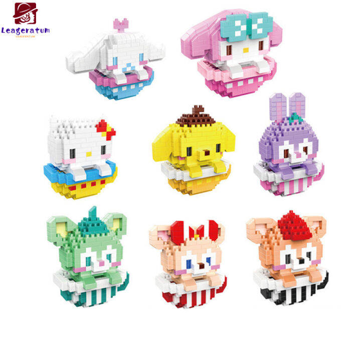 🔥100%จริง🔥 Mini Legos Building Blocks HC Magic Cartoon Animation Series ...