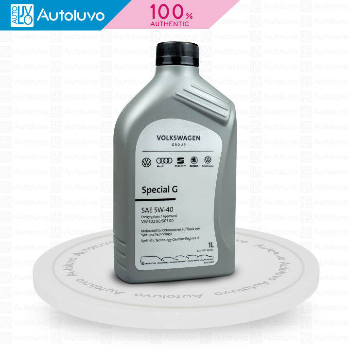 Genuine Audi/VW 5W40 Fully Synthetic Engine Oil 1L (GS55502M2) | Lazada ...
