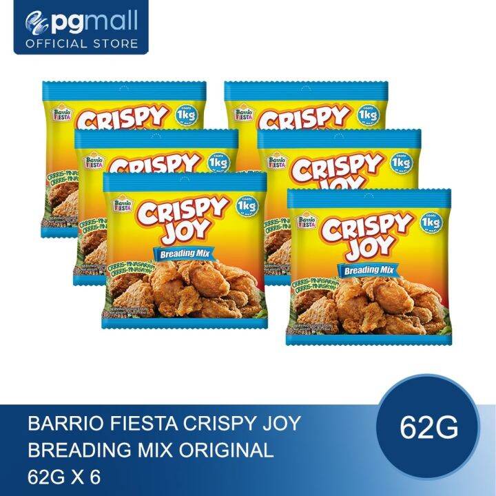 ??Barrio Fiesta Crispy Joy Breading Mix Original 62g X 6 | Lazada PH