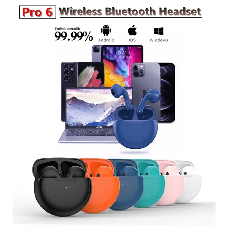 The new Pro 6 wireless subwoofer Bluetooth headset touch with ...