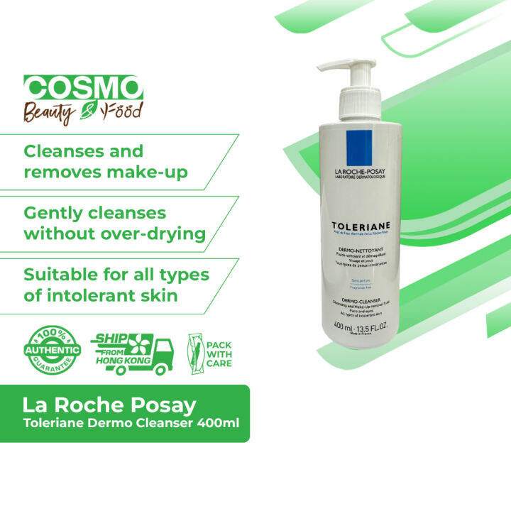 La Roche Posay Toleriane Dermo Cleanser 400ml [gently cleanses without ...