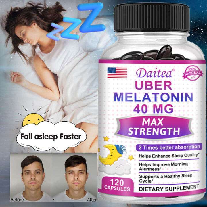 daitea 20 mg melatonin capsule vitamin C relieves stress, relieves ...