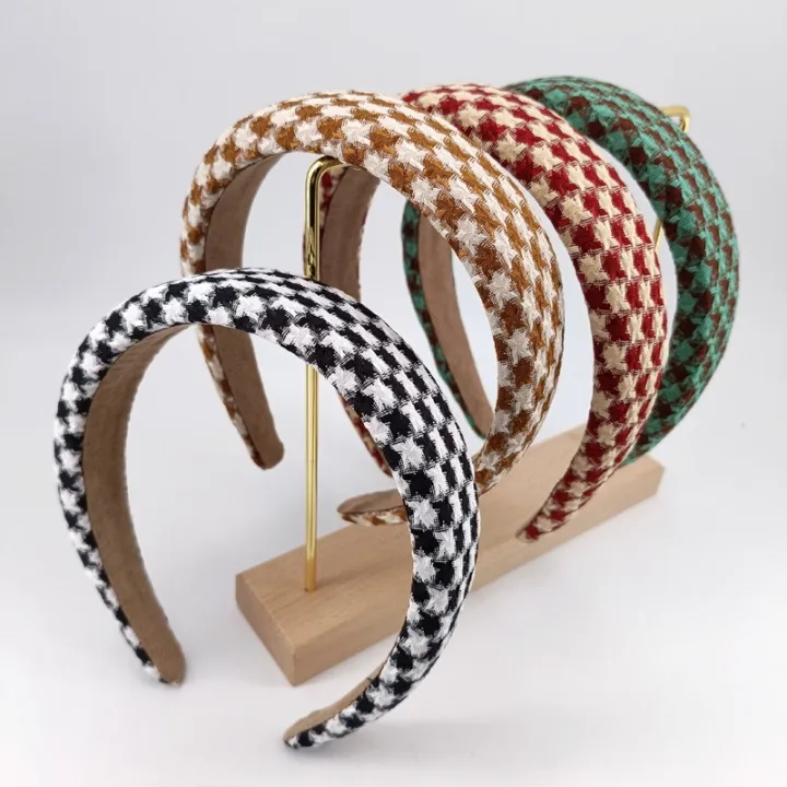 AS~ BD978 BANDO BANDANA KOREA MOTIF GARIS KOTAK KOTAK BANDO KOREA RETRO ...