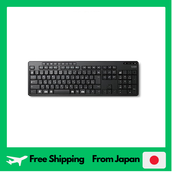 Elecom Wireless Keyboard Bluetooth Quiet TK-FFBM03SKBK Multi-pairing ...